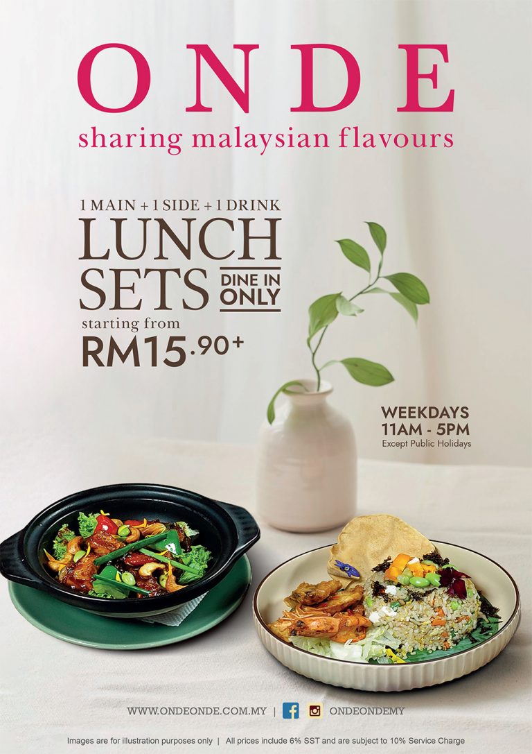 Onde Onde | Weekday Lunch Sets